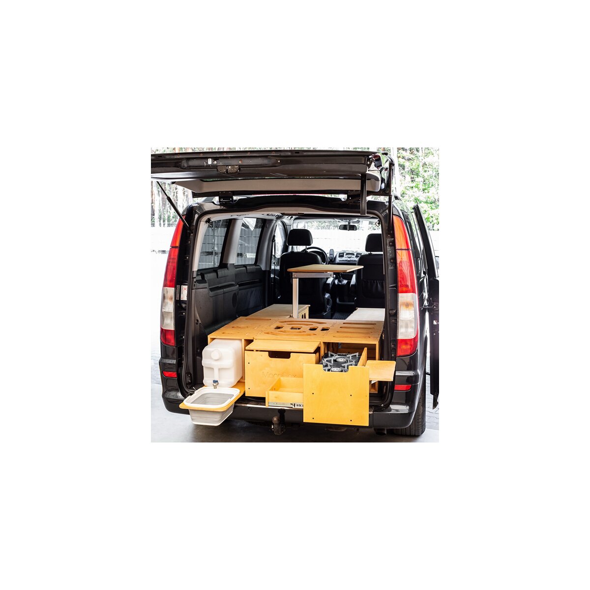 Moonbox Campingbox mit Tisch Van/Bus 124cm Modify Nature Edition - Ma ...